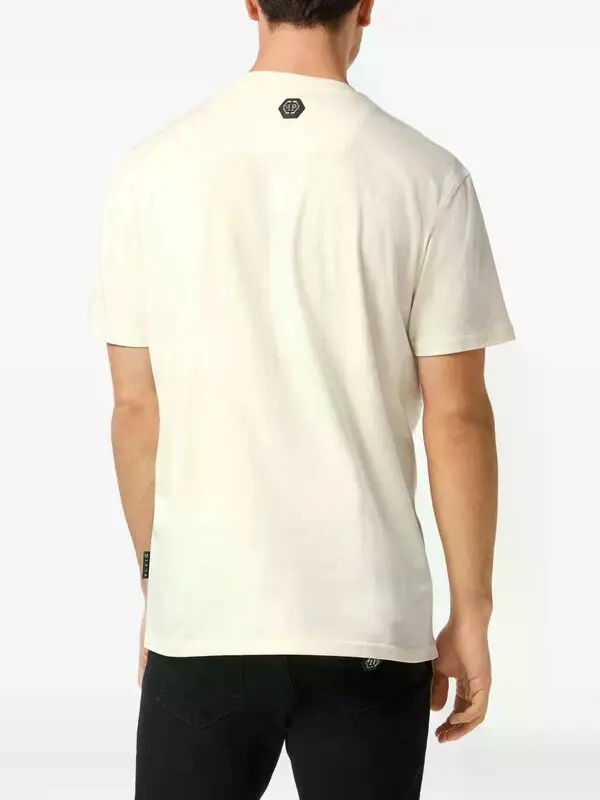 Philipp Plein Logo Stones-embellished T-shirt