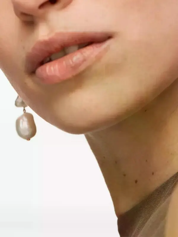 Monica Vinader Capri Vermeil Pearl Drop Earrings