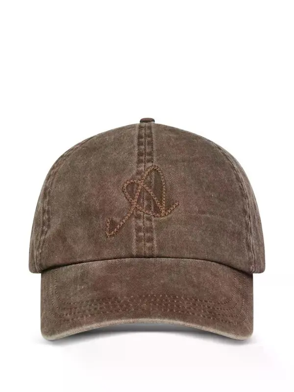 Axel Arigato The Scribble Embroidered Baseball Cap - Brown