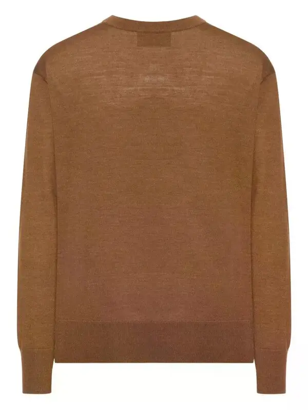 AMI Paris Embroidered Wool Sweater