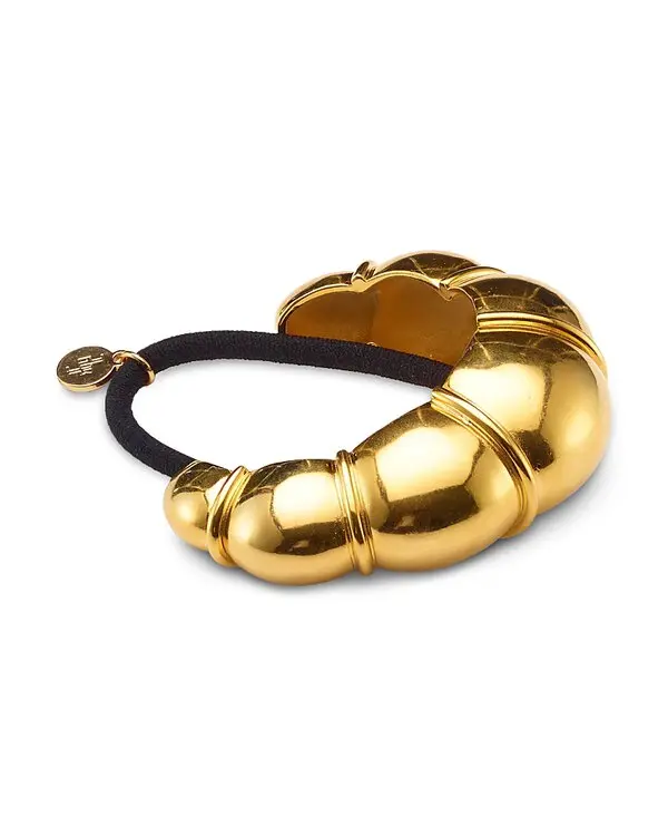 LELET NY Glossy Croissant Ponytail Cuff - Gold