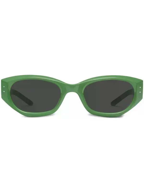 GENTLE MONSTER Benven Gr7 Geometric-frame Sunglasses - Green