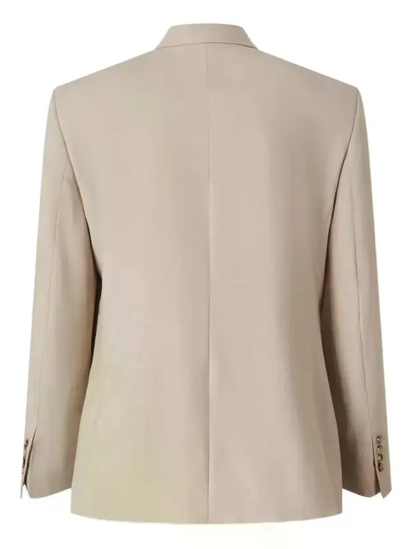 AMI Paris Double-breasted Wool Blazer - Neutrals