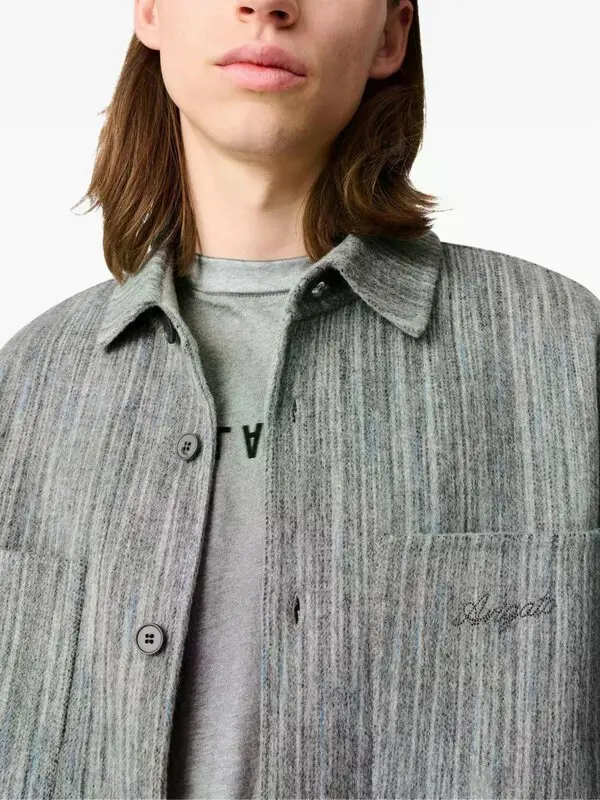 Axel Arigato Aidan Striped Shirt Jacket