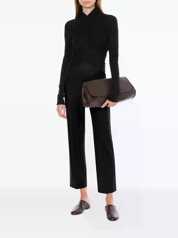 Alberta Ferretti Virgin Wool Wrap Jumper