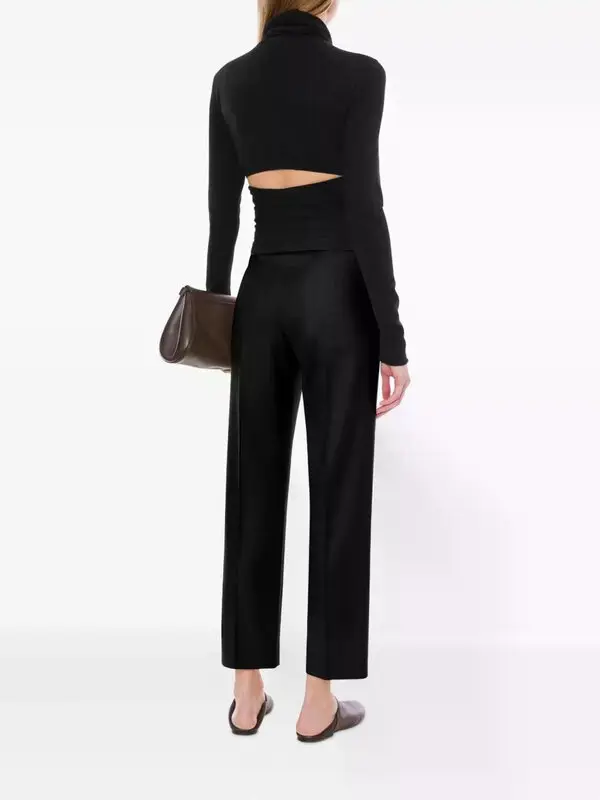 Alberta Ferretti Virgin Wool Wrap Jumper