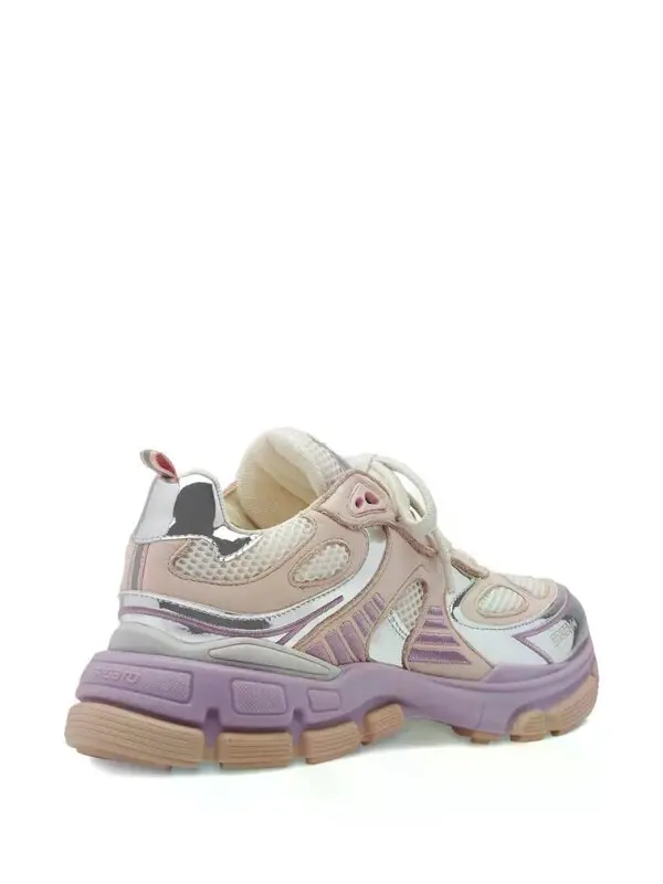 Axel Arigato Metallic Panelled Mesh Sneakers - Light Pink/silver