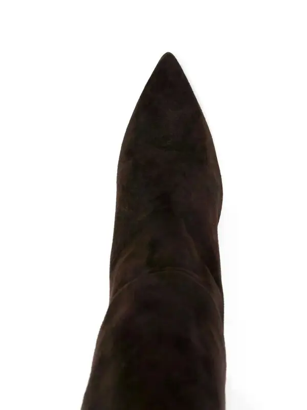 EVALUNA 90mm Suede Knee-high Boots