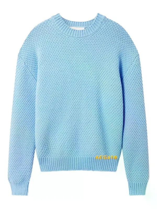 Axel Arigato Block Textured Cotton-blend Sweater