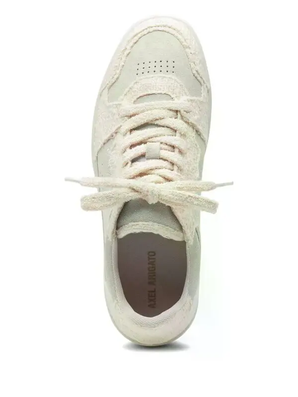 Axel Arigato Dice Lo Woven Suede Sneakers - Neutrals
