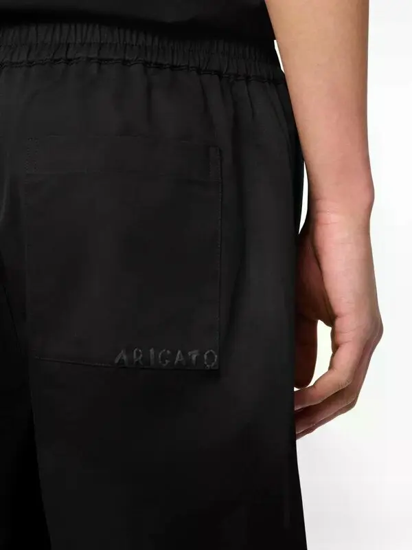 Axel Arigato Nova Elastic-waist Shorts - Black