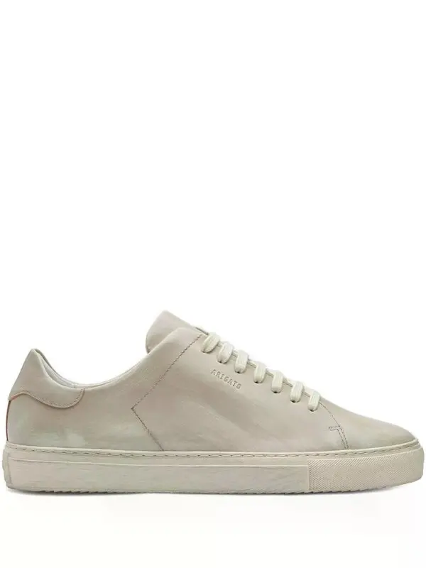 Axel Arigato Clean 90 Leather-detail Sneakers - Neutrals