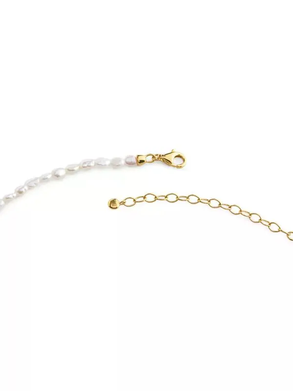 Monica Vinader Capri Keshi Pearl Necklace - Gold