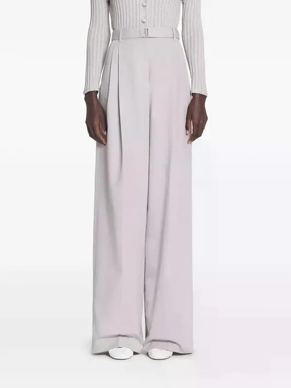 LANVIN Cotton Wide-leg Trousers