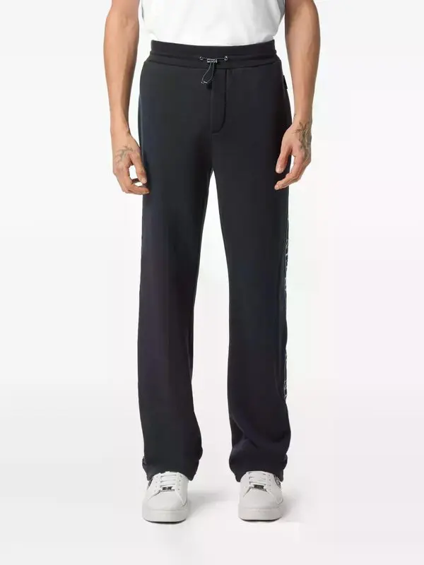 Philipp Plein Logo-tape Track Pants - Blue