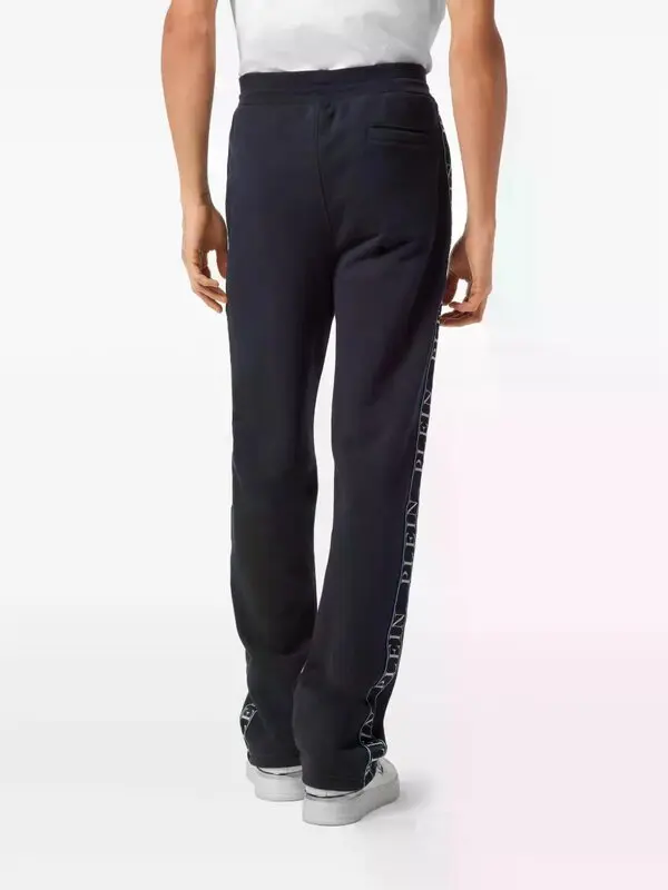 Philipp Plein Logo-tape Track Pants - Blue
