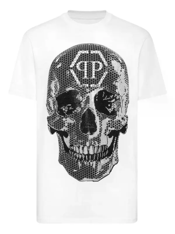 Philipp Plein Skull-print T-shirt - White