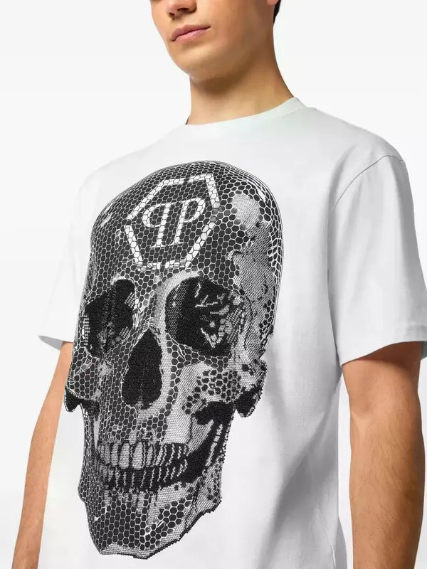 Philipp Plein Skull-print T-shirt - White