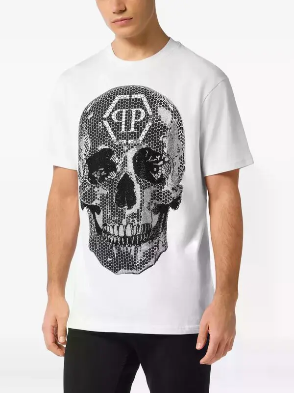 Philipp Plein Skull-print T-shirt - White