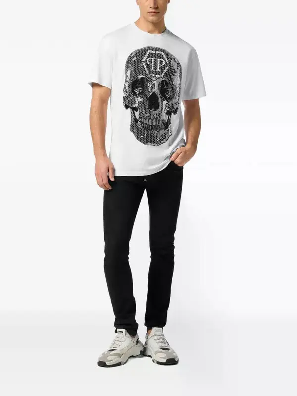 Philipp Plein Skull-print T-shirt - White