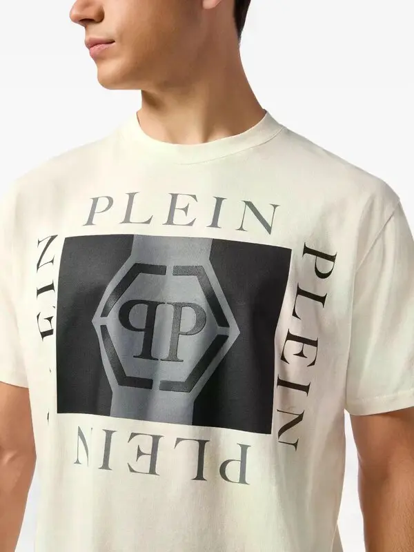 Philipp Plein Logo-print Hexagon T-shirt