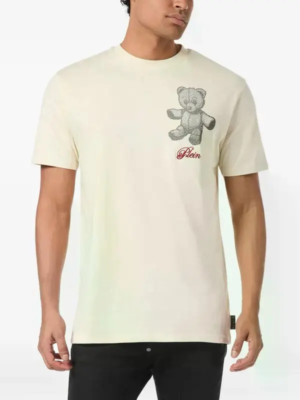 Philipp Plein Teddy-bear T-shirt - Neutrals