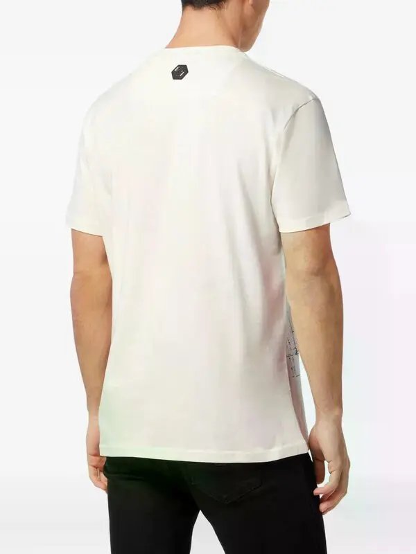 Philipp Plein Skull-embellished T-shirt - White