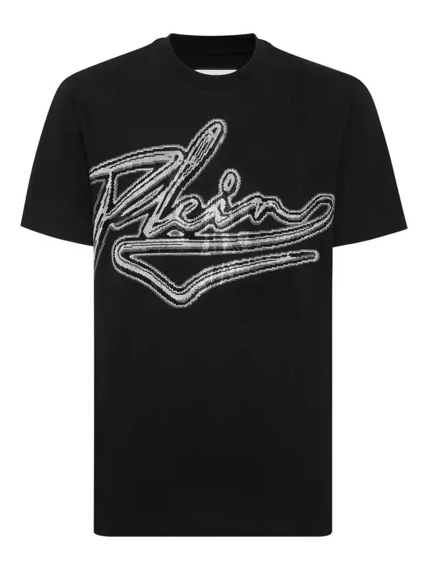 Philipp Plein Sequin-embellished Round-neck T-shirt
