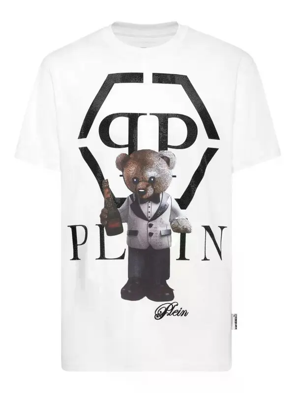 Philipp Plein Teddy Bear T-shirt - White