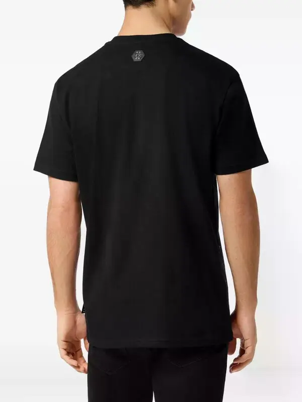 Philipp Plein Skull-embellished T-shirt - Black
