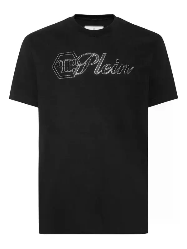 Philipp Plein Logo Stones-embellished T-shirt
