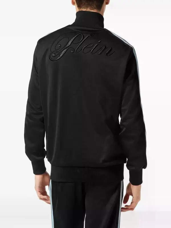 Philipp Plein High-neck Zip-up Track Jacket