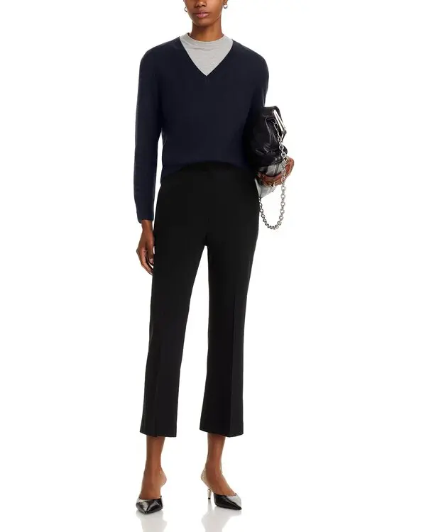Bloomingdale'S 100% Cashmere V-neck Sweater - Navy