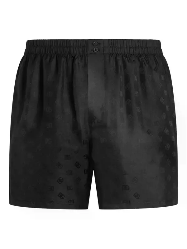 Dolce & Gabbana Silk Boxers - Black