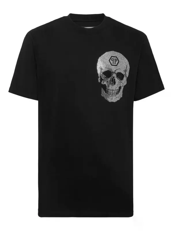 Philipp Plein Crystal-embellish Cotton T-shirt