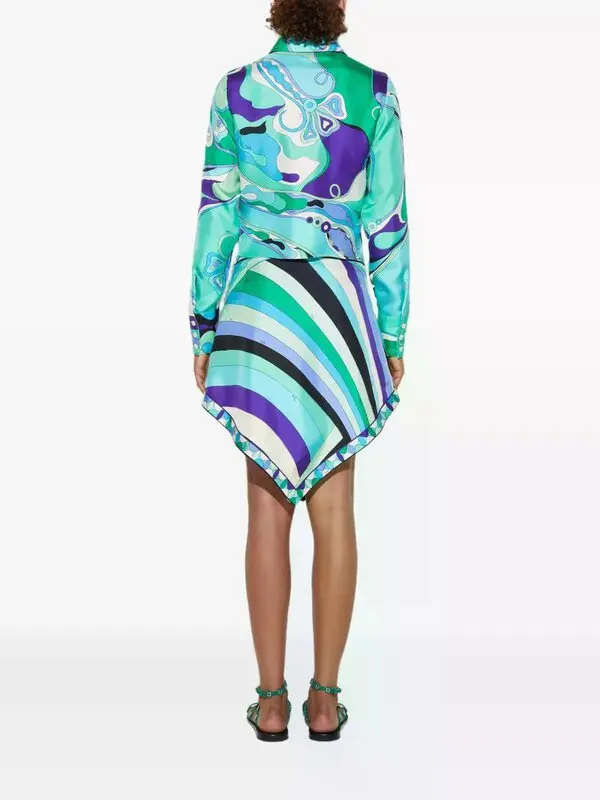 Emilio Pucci Abstract-print Mini Skirt