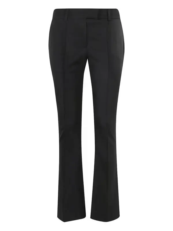 Attico Wool Trousers - Black