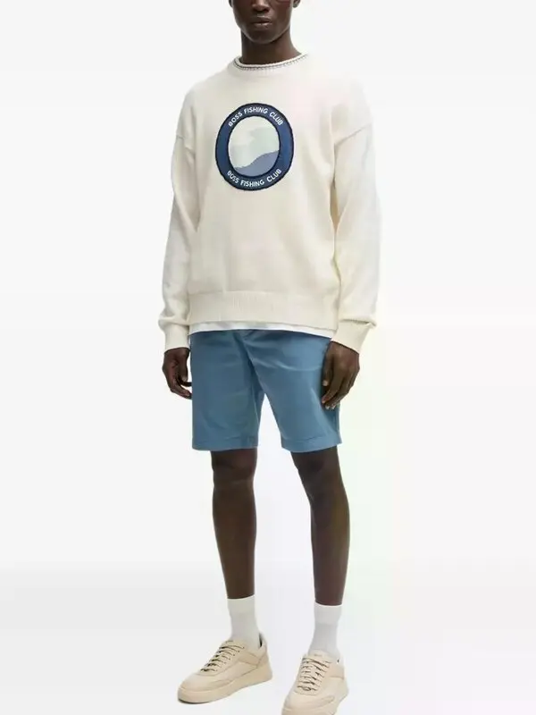 BOSS Cotton Zip-fly Shorts