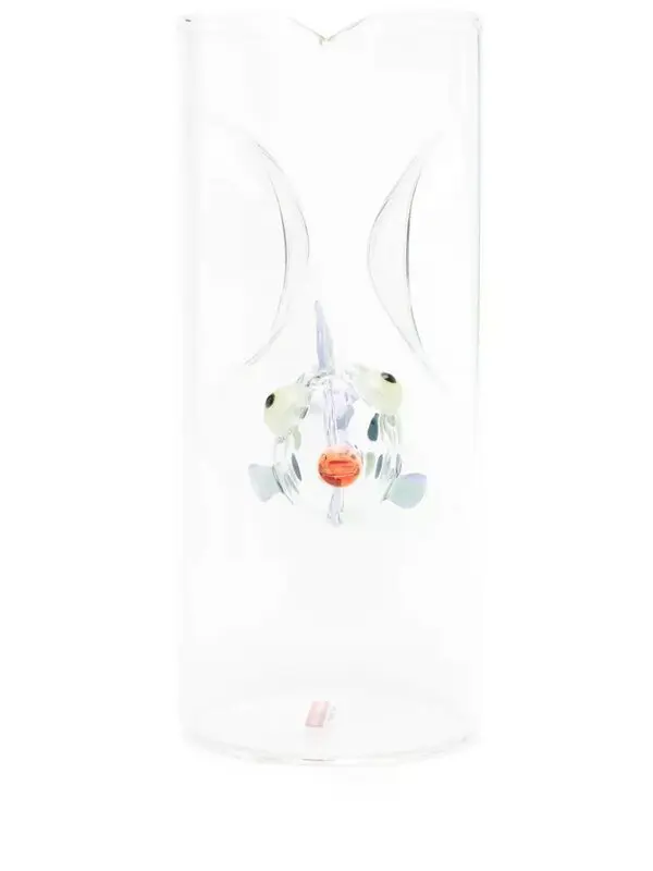 MASSIMO LUNARDON Dotfish Glass Decanter - White