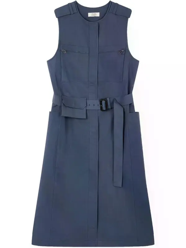 STUDIO TOMBOY Layered Sleeveless Midi Dress