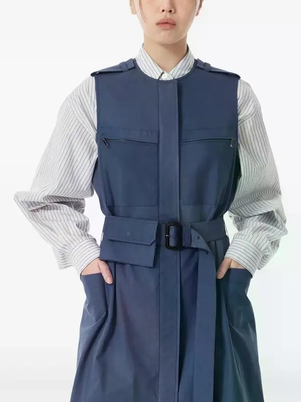 STUDIO TOMBOY Layered Sleeveless Midi Dress