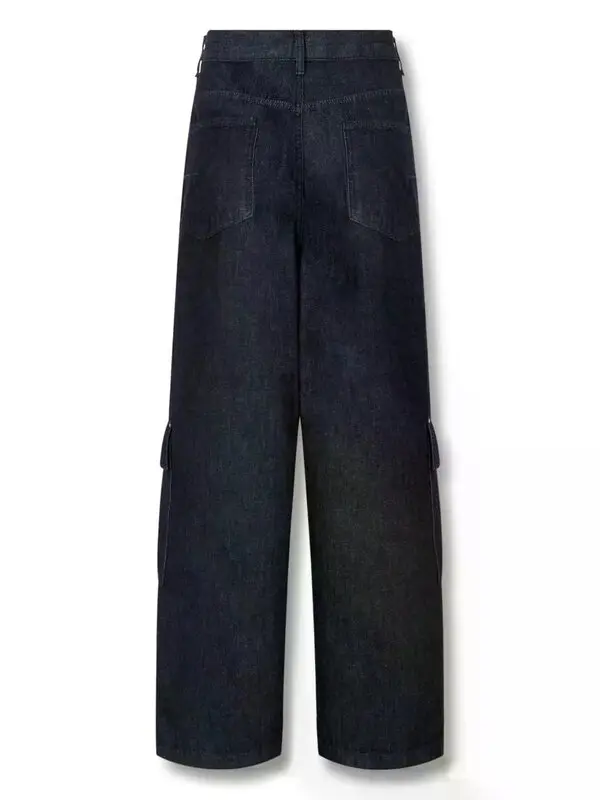 STUDIO TOMBOY High-waist Denim Cargo Pants