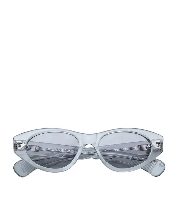 JACQUES MARIE MAGE Krasner Acetate Sunglasses - Silver