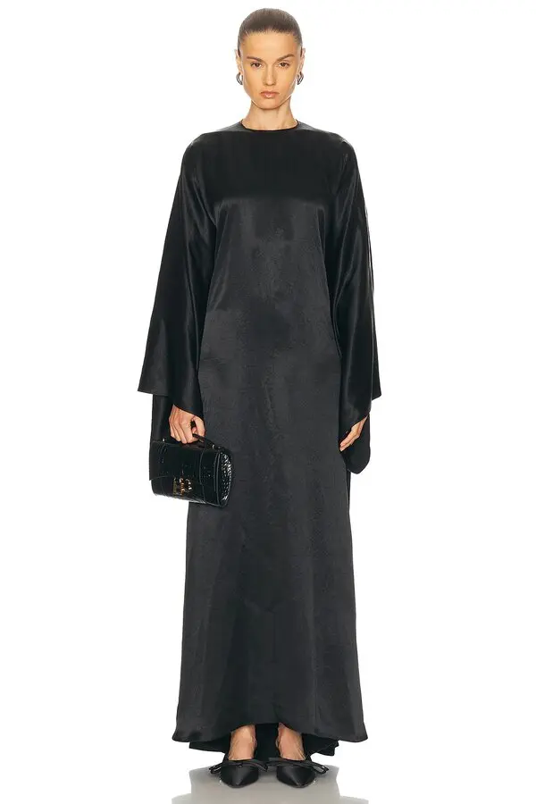 Balenciaga Maxi Satin Dress