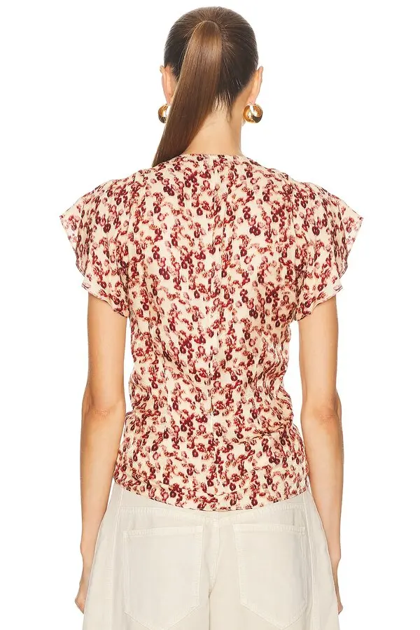 Isabel Marant Étoile Lonea Top - Garnet