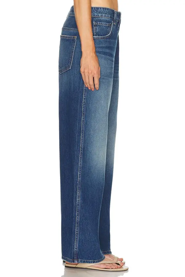 Khaite Winslow Wide Leg Jeans