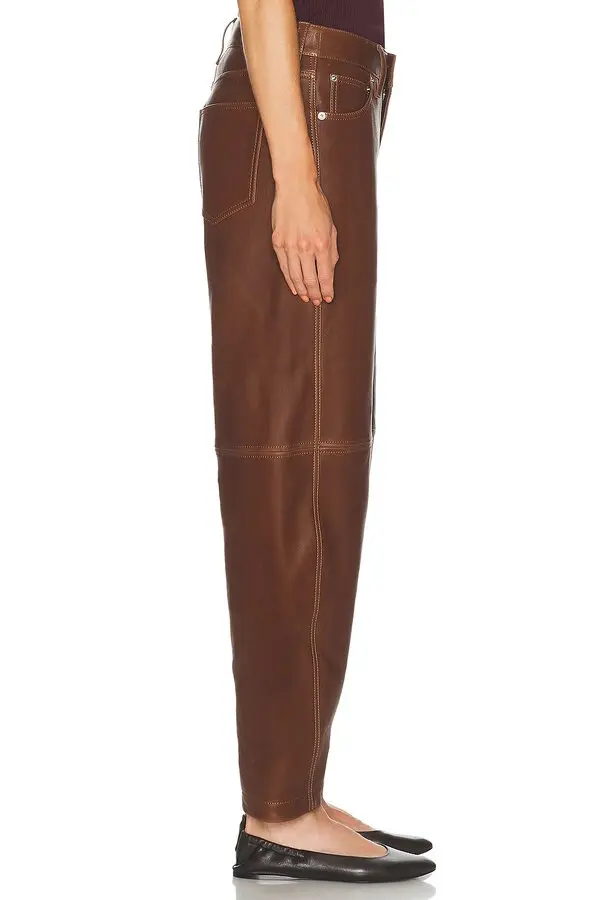 Simkhai Waldon Curved Leg Pant - Cocoa