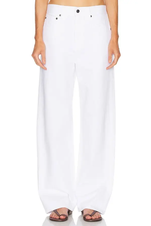 Khaite Bonnie Straight Leg - White