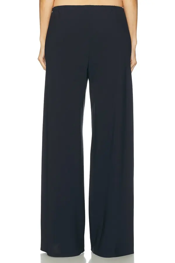 NILI LOTAN Marlow Wide Leg Pant - Midnight