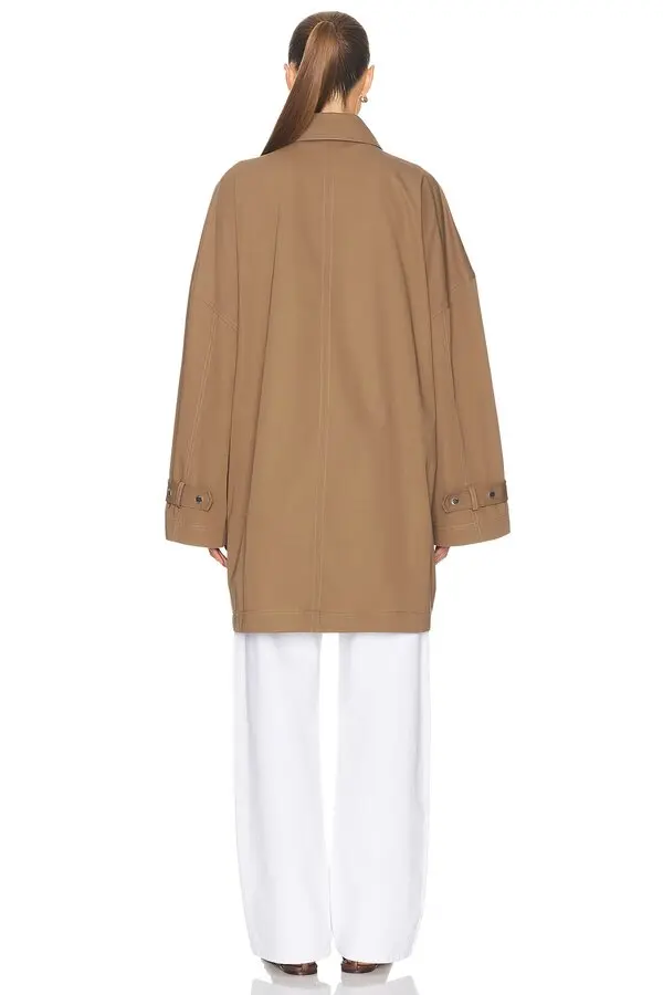 TOTEME Oversized Trench Jacket - Hazel